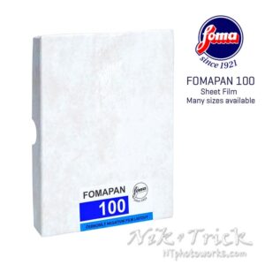 Fomapan 100 Classic Sheet Film Various Sizes Available - Nik & Trick ...
