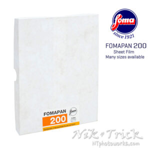 Fomapan 200 Creative Sheet Film Various Sizes Available - Nik & Trick ...